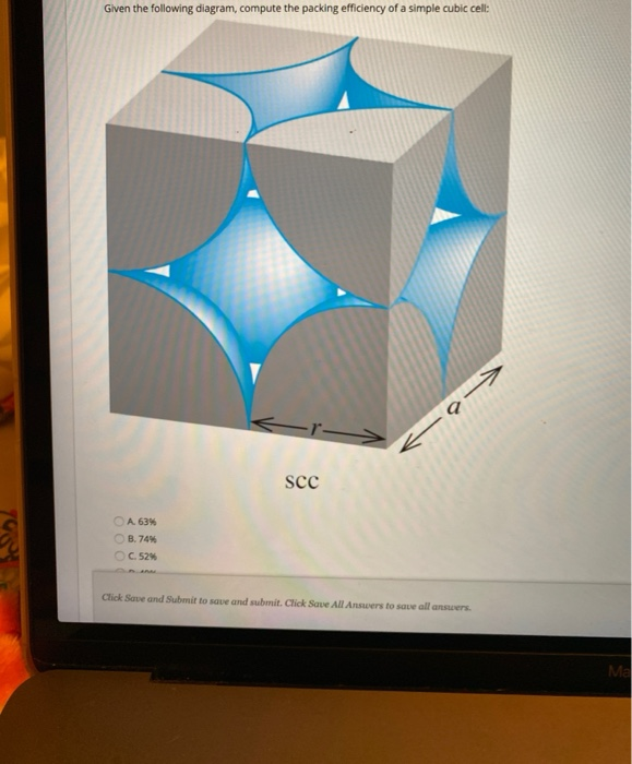 Solved Given the following diagram, compute the packing | Chegg.com