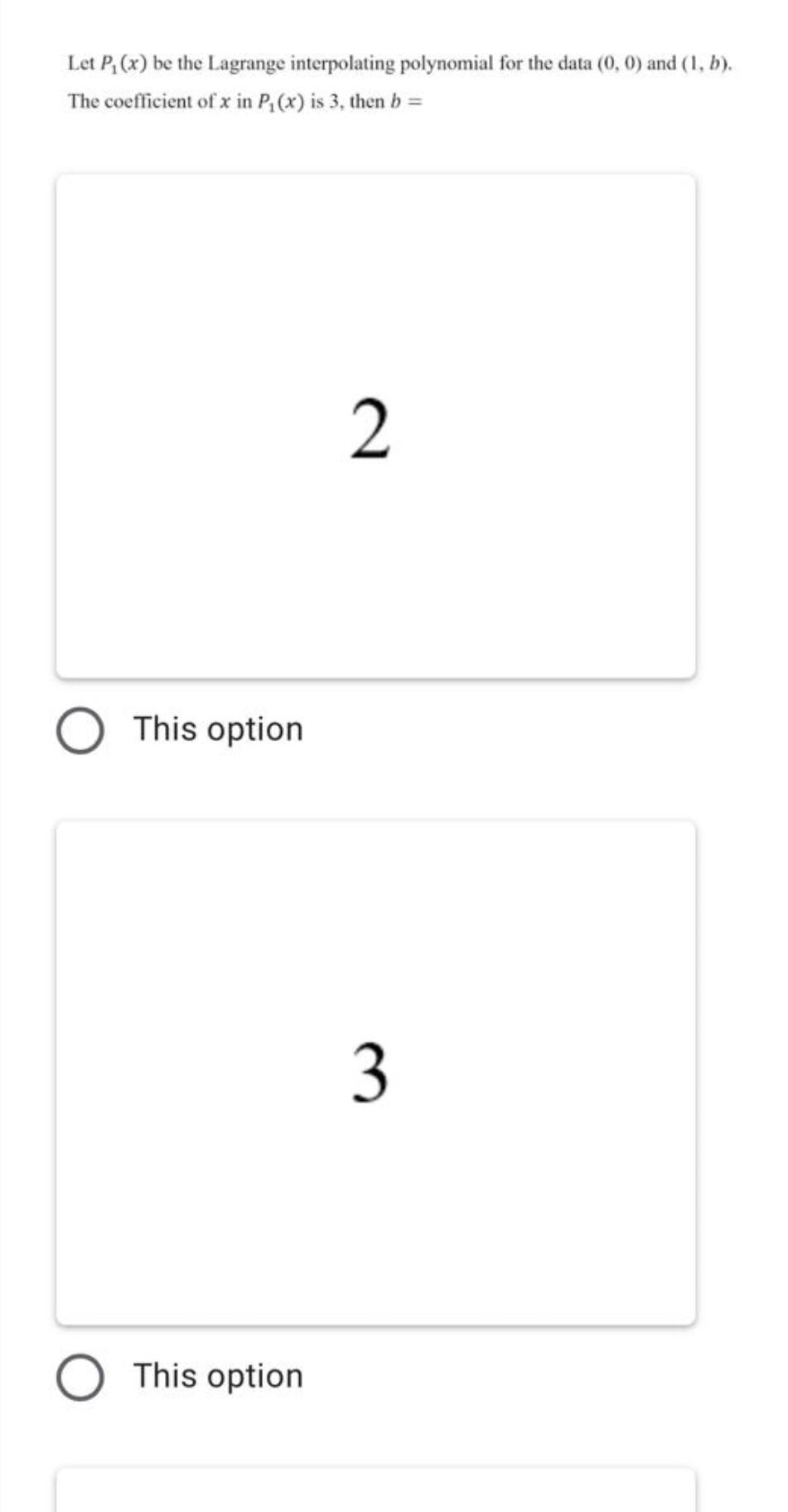 Solved Let P. (x) be the Lagrange interpolating polynomial | Chegg.com