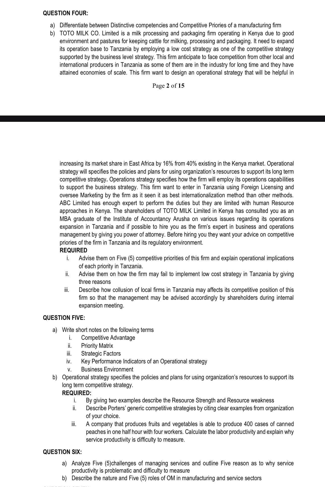 Solved QUESTION FOUR:a) ﻿Differentiate between Distinctive | Chegg.com