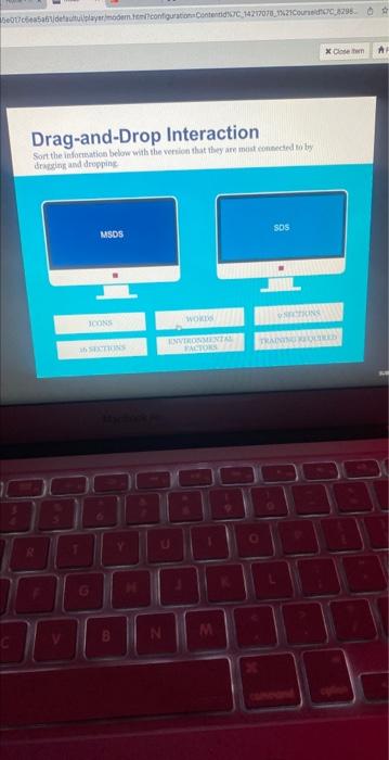 Drag-and-Drop Interaction tramers and dropping | Chegg.com
