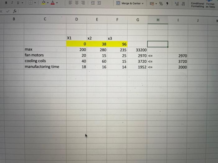 Solved Question number 3 Using excel solver, solve the | Chegg.com