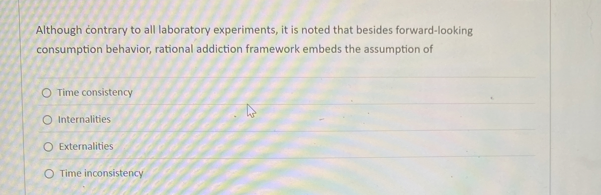 Solved Although contrary to all laboratory experiments, it | Chegg.com