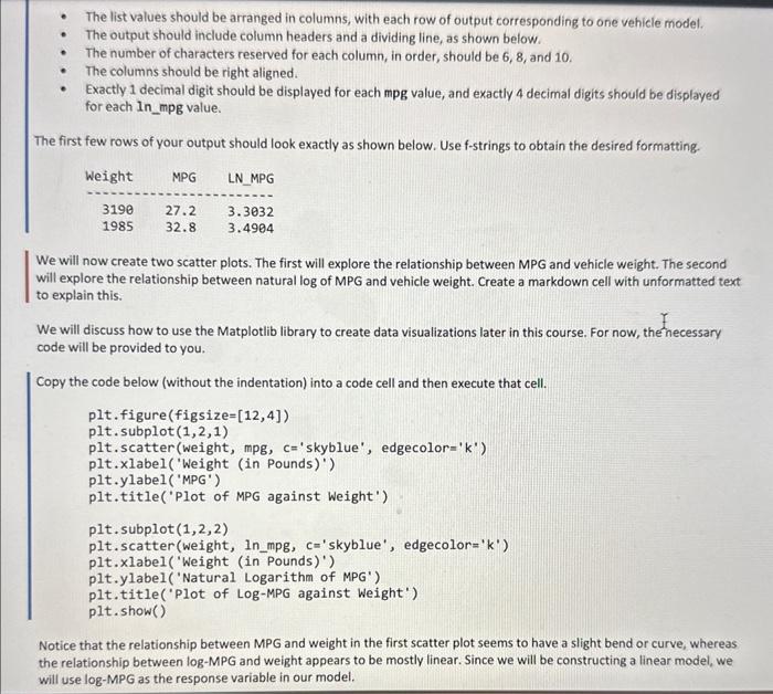 Solved i have gotten the entire data list, hiwever i am | Chegg.com