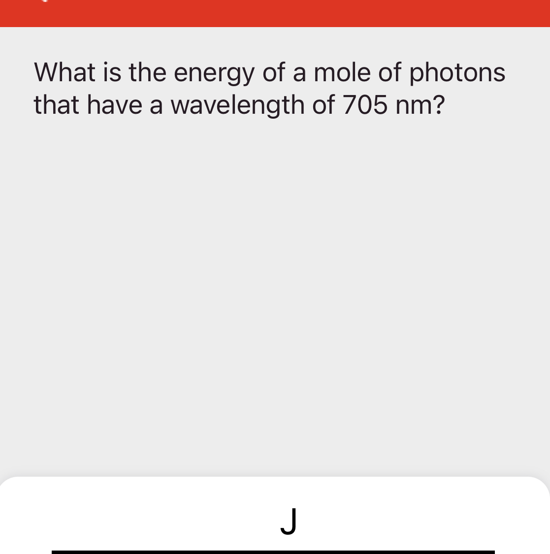 Solved What is the energy of a mole of photons that have a | Chegg.com