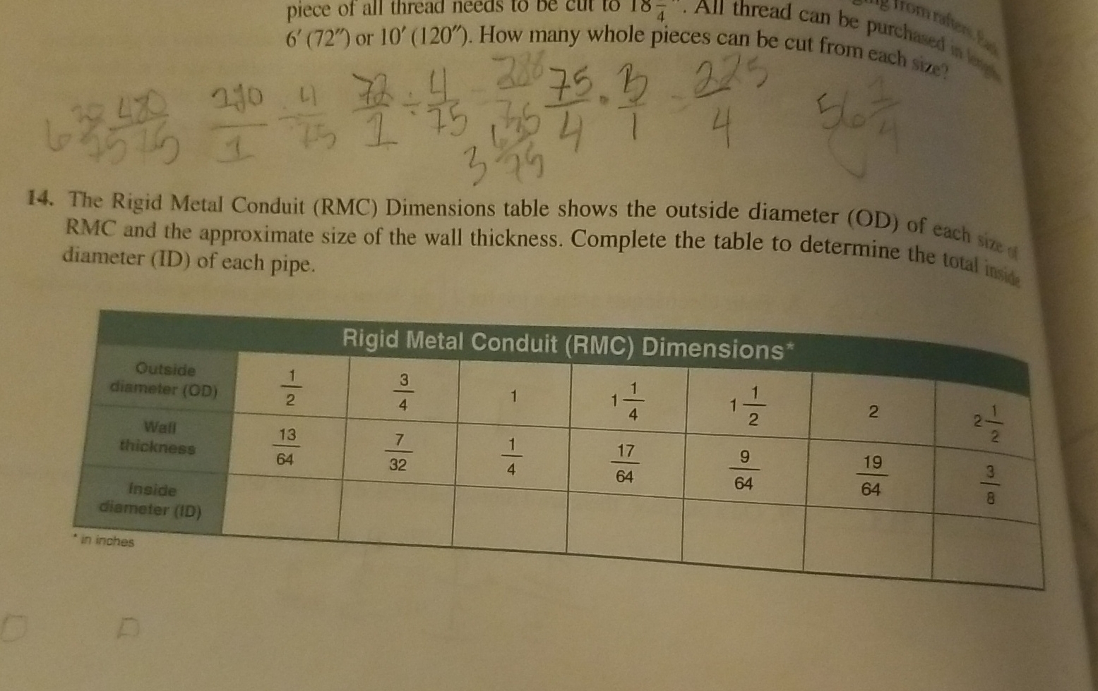 Solved piece of all thread needs to be cut 1018-bar (4). | Chegg.com