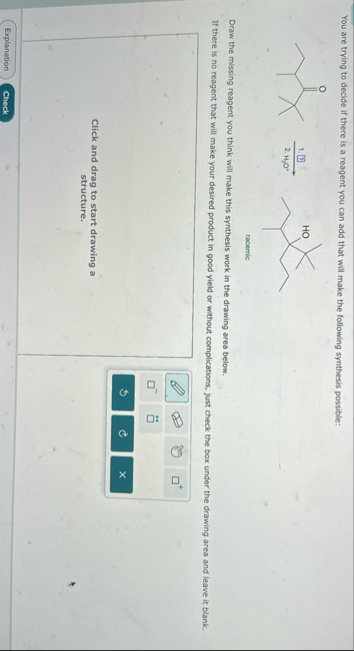 Solved You are trying to decide if there is a reagent you | Chegg.com