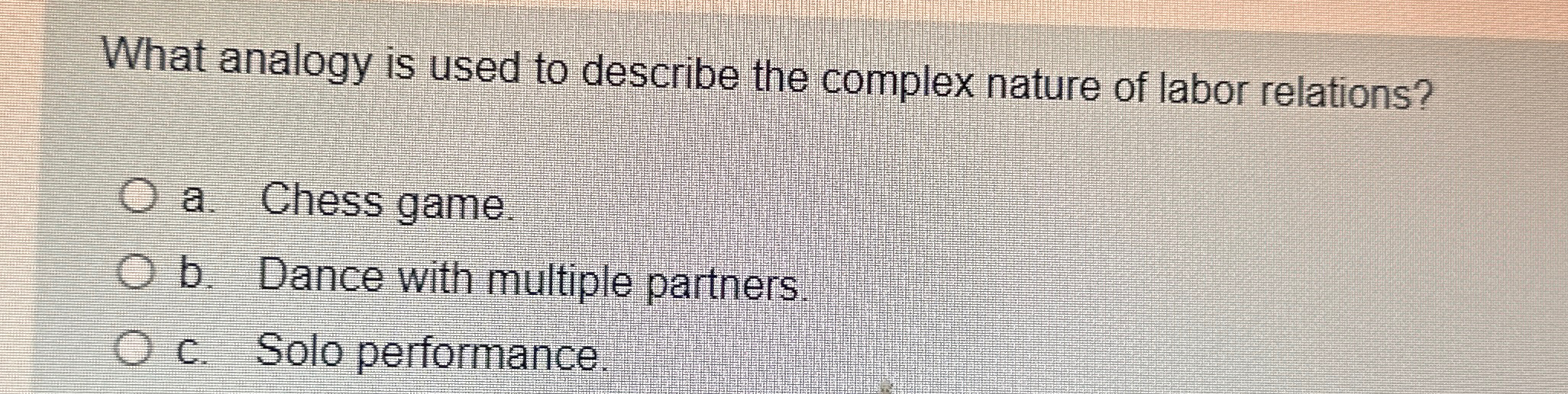 Solved What analogy is used to describe the complex nature | Chegg.com