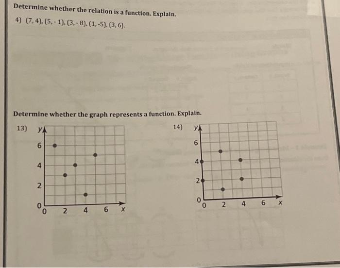 Determine Whether Each Diagram Depicts A Function Or Not Sol Determine Whether Each Diagram Depicts A Function Or Not Sol