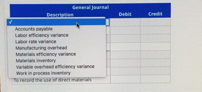 Solved Variances and Journal Entries Jacobs Company | Chegg.com