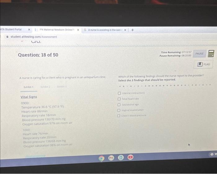 ATA Student Portal student atitesting.com/Assessment | Chegg.com