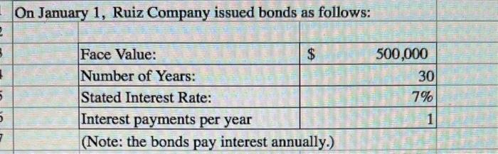 Solved Bond Pricing using Present Value Tables using Excel's | Chegg.com