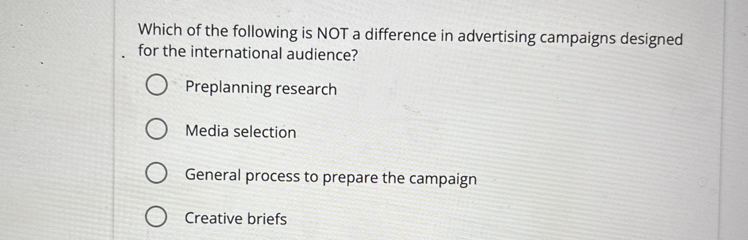 Solved Which of the following is NOT a difference in | Chegg.com