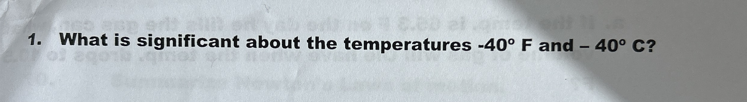 Solved What is significant about the temperatures -40°F ﻿and | Chegg.com