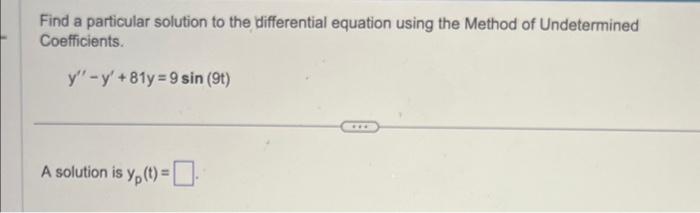 Solved Determine Whether The Functions Y1 And Y2 Are