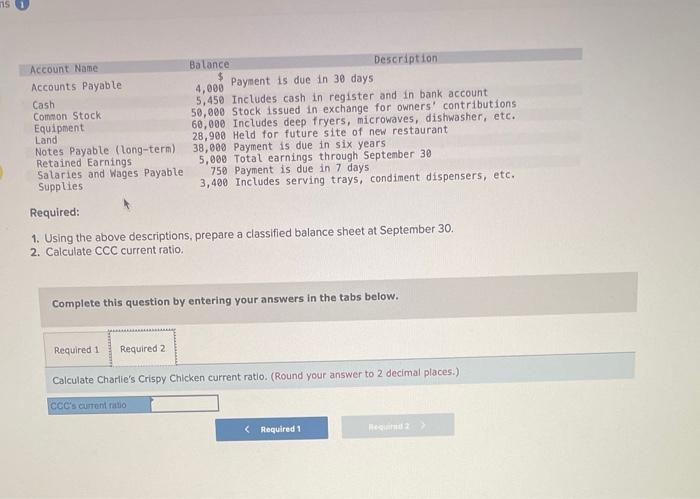 [Solved]: M2-21 (Algo) Ordering Current Assets and Current