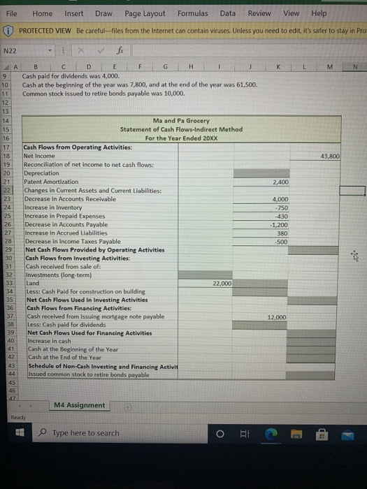 Solved AutoSave On assignment_mod_04 - Protected View - | Chegg.com