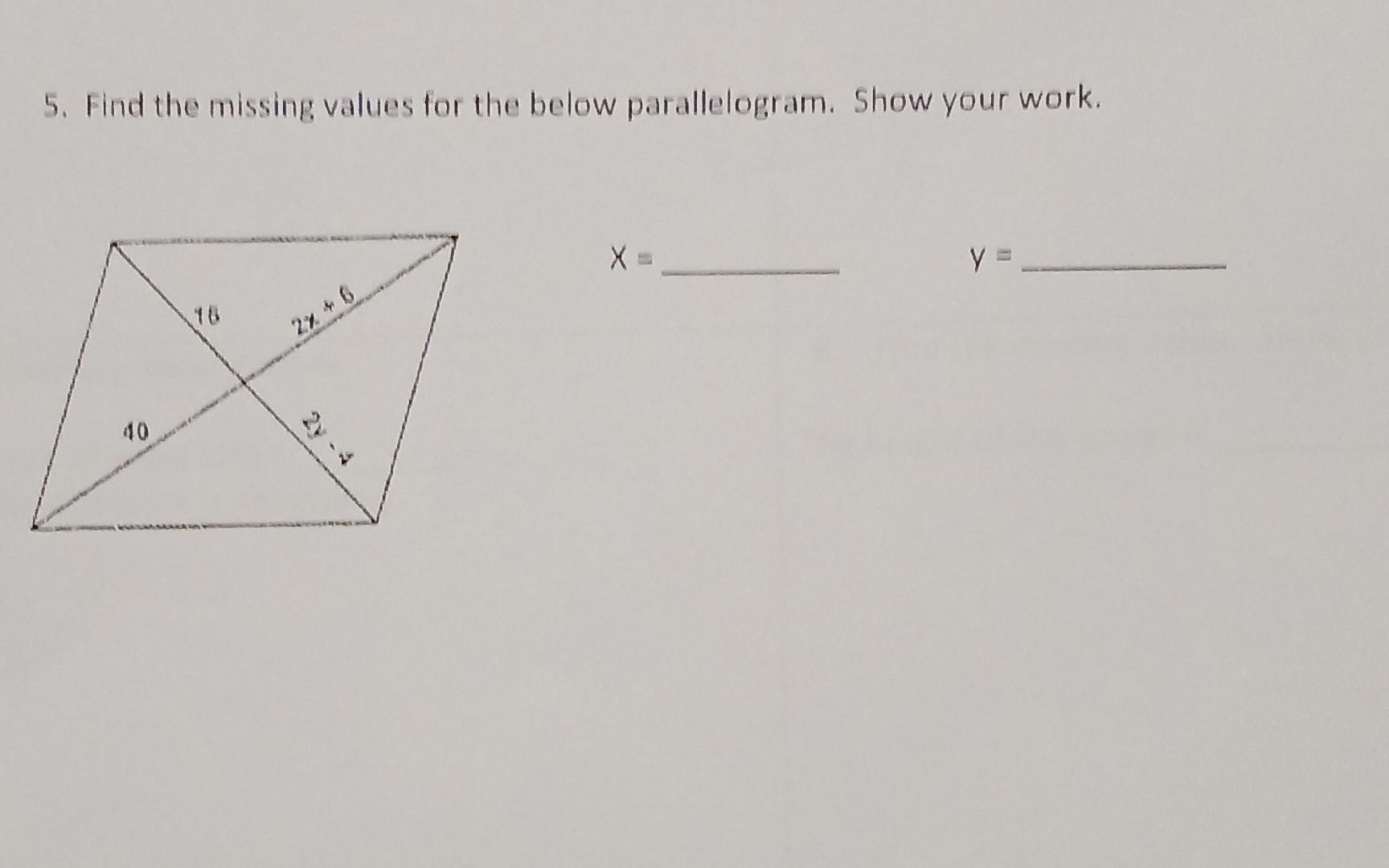 Solved 3. The below triangles are similar, find the missing | Chegg.com