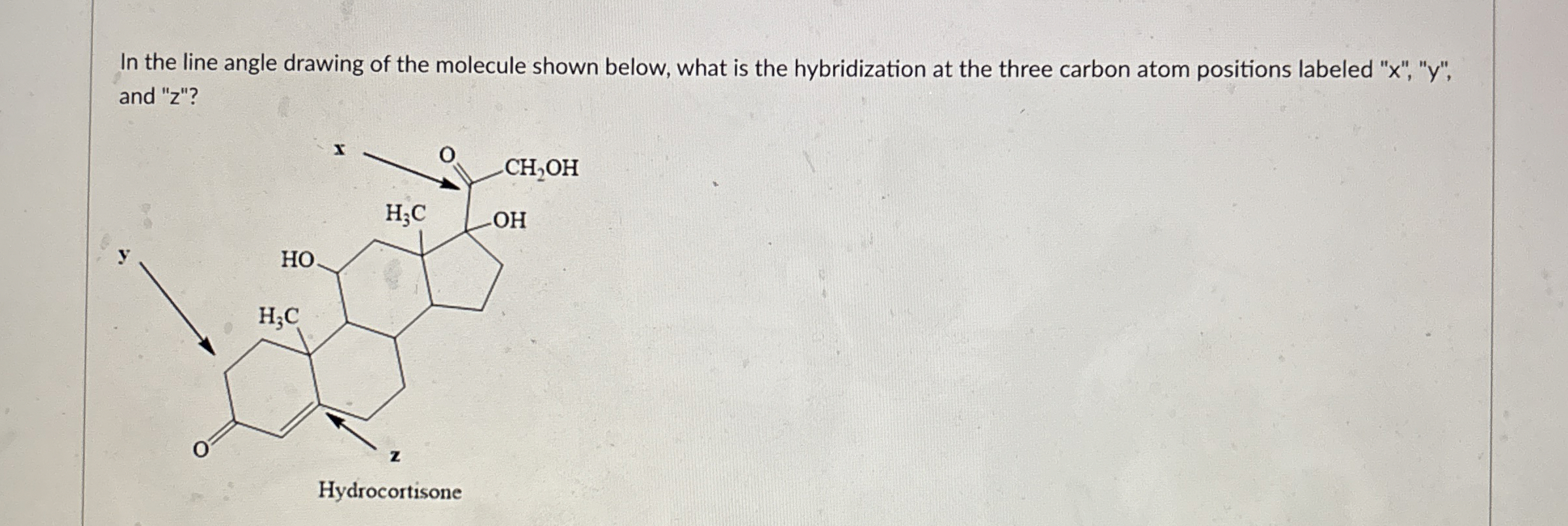 Solved In the line angle drawing of the molecule shown | Chegg.com