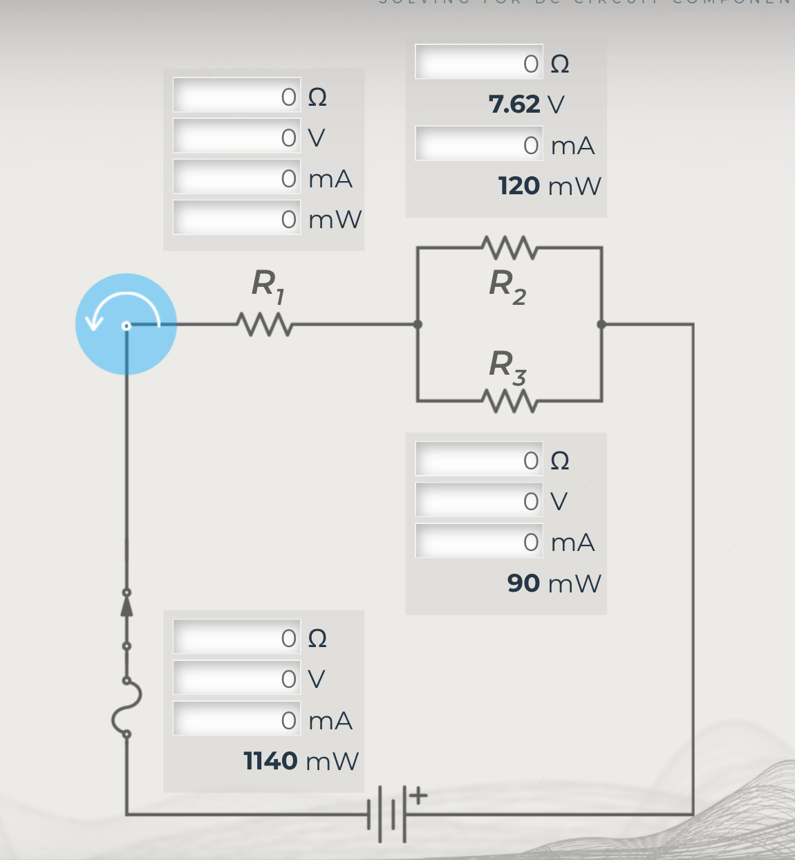 Solved DC Circuit Challenge Solving For Dc Circuit Compenent | Chegg.com Solved DC Circuit Challenge Solving For Dc Circuit Compenent | Chegg.com