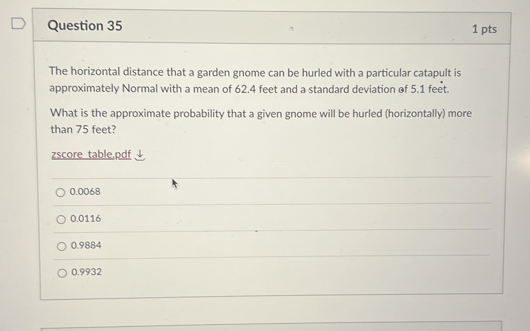 Solved Question 351 ﻿ptsThe horizontal distance that a | Chegg.com