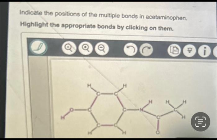 Solved Indicate the positions of the multiple bonds in | Chegg.com