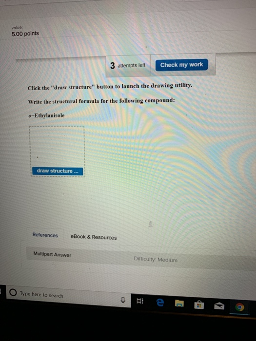 Solved value: 5.00 points 3 attempts left Check my work | Chegg.com