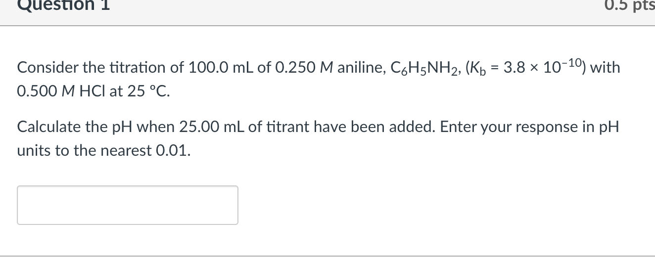 Solved Consider the titration of 100.0mL ﻿of 0.250M | Chegg.com