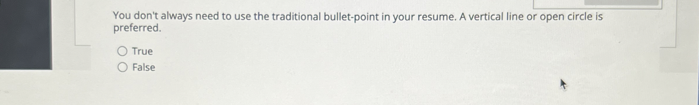 Solved You don't always need to use the traditional | Chegg.com