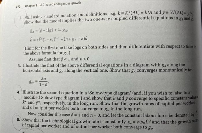 Solved 2. Still using standard notation and definitions, | Chegg.com