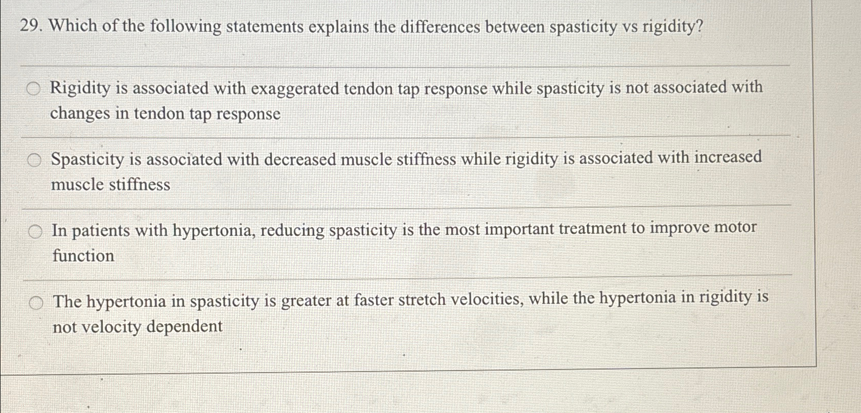 Solved Which of the following statements explains the | Chegg.com