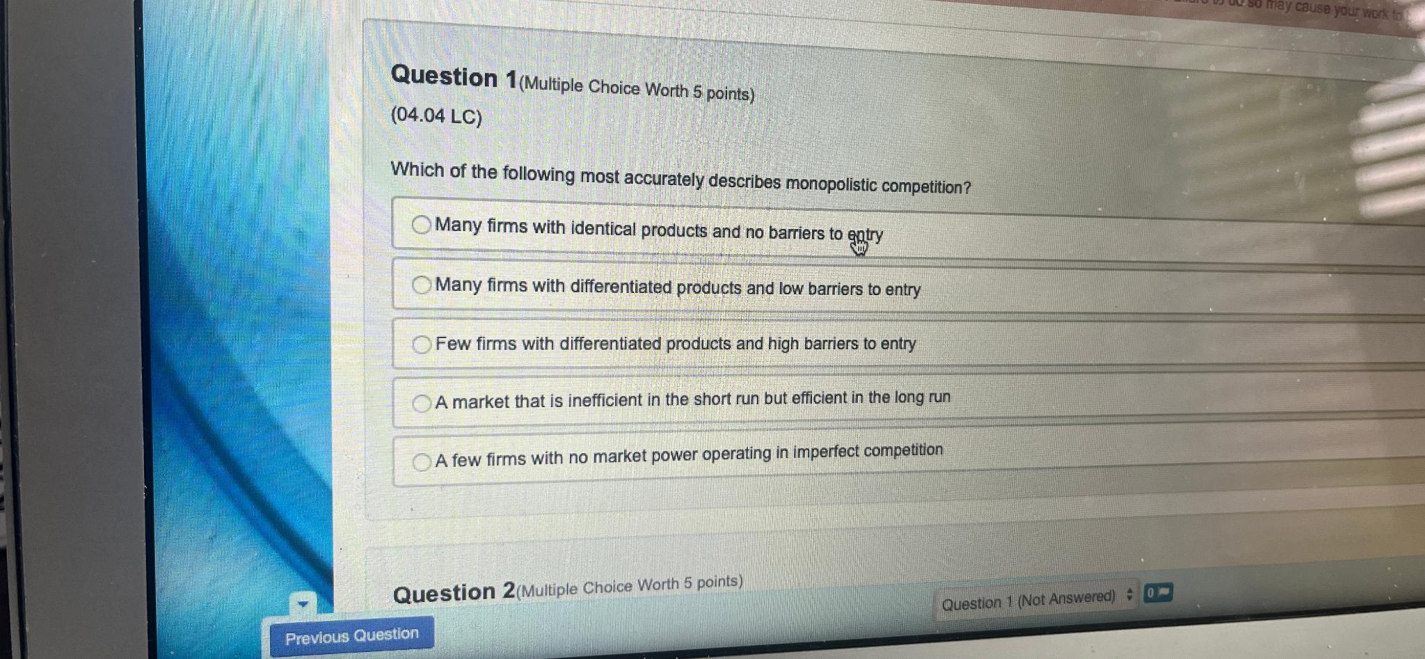 Solved Question 1 (Multiple Choice Worth 5 ﻿points)(04.04 | Chegg.com
