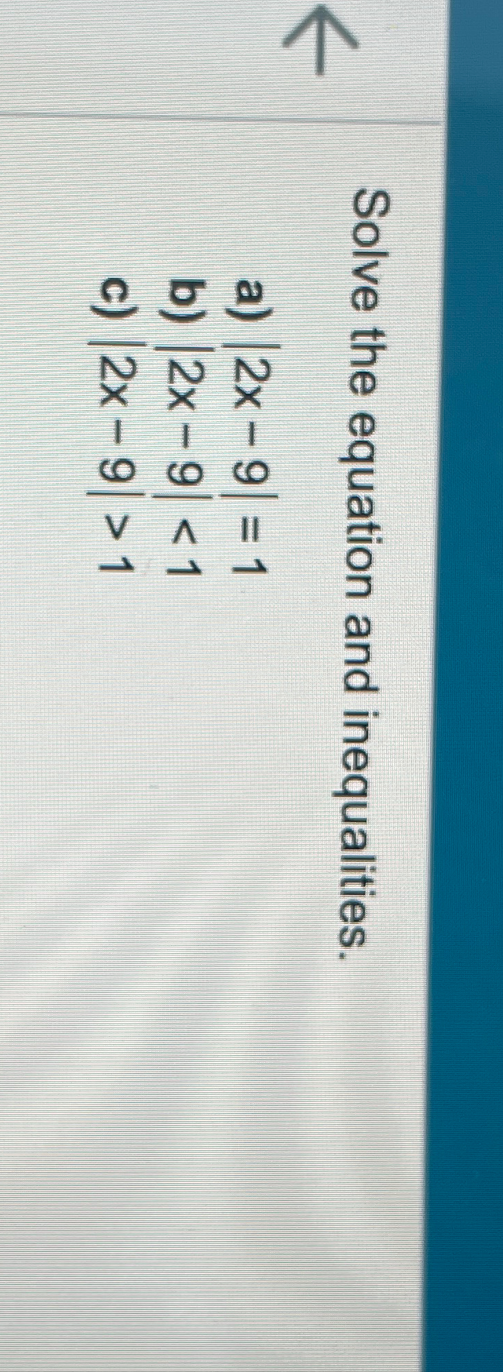 Solved Solve the equation and | Chegg.com