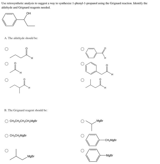 Solved Use retrosynthetic analysis to suggest a way to | Chegg.com