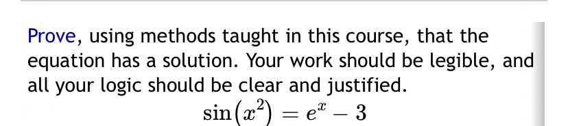 Solved Prove, using methods taught in this course, that the | Chegg.com