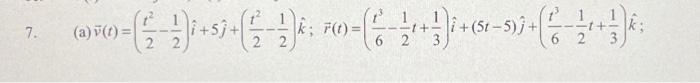 A Use The Given Acceleration Vector Valued Function 9865