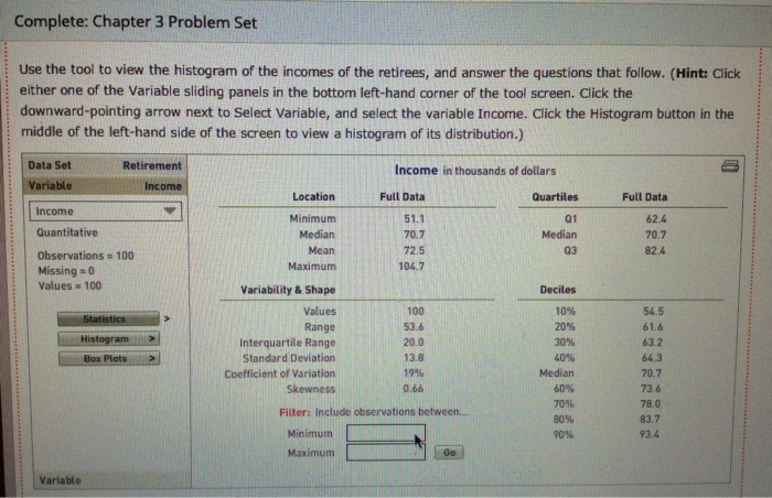 Solved Complete: Chapter 3 Problem Set of the distribution | Chegg.com