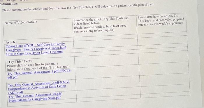 Amiutation! Please summarize the articles and | Chegg.com