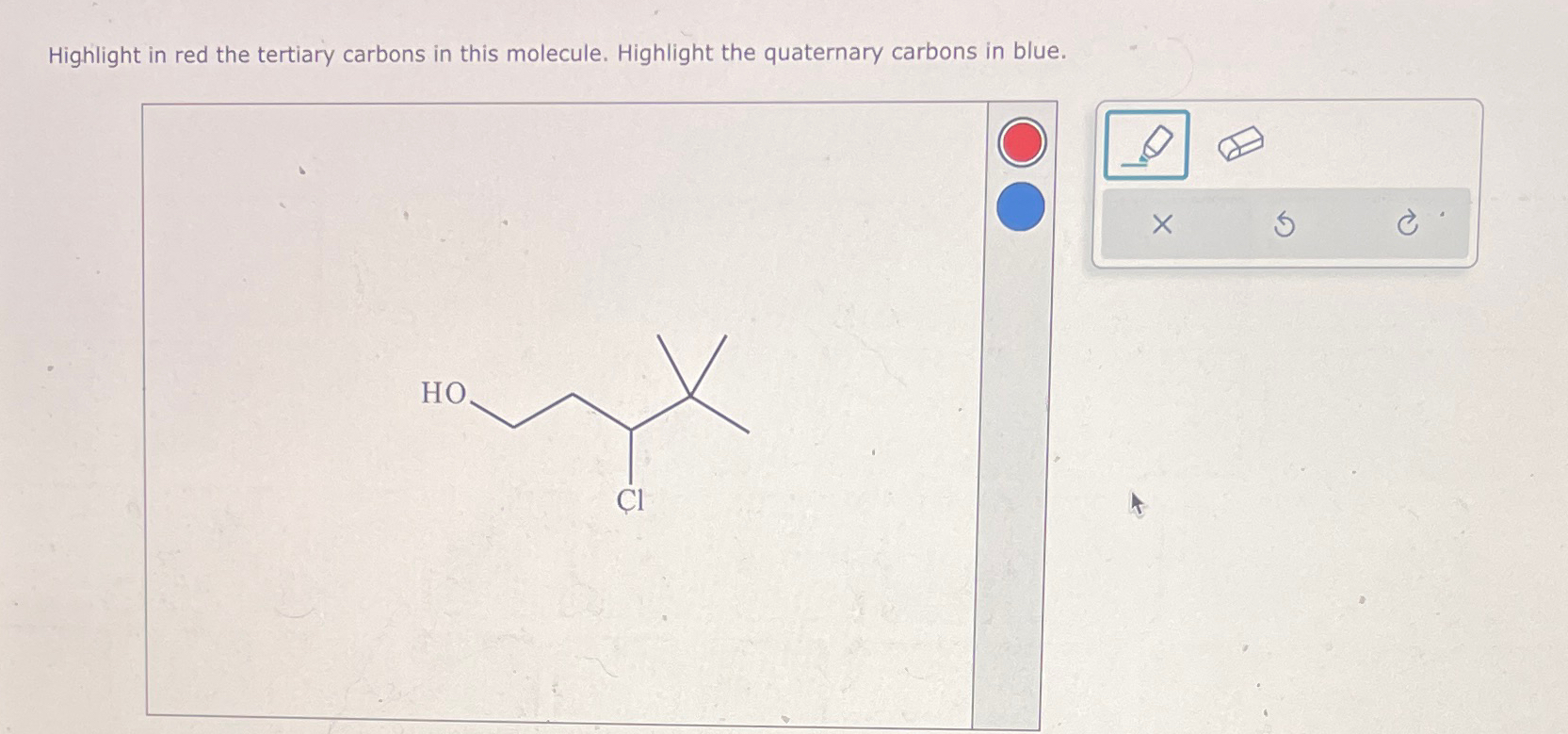 Solved Highlight In Red The Tertiary Carbons In This