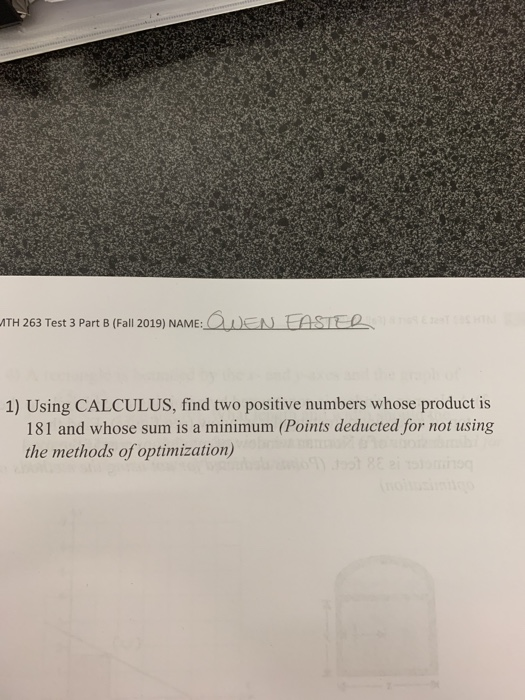 Solved MTH 263 Test 3 Part B (Fall 2019) NAME: DEN FASTEL | Chegg.com