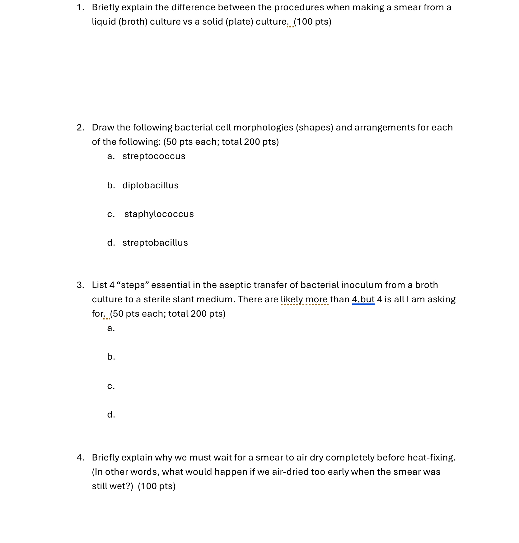 Solved Briefly explain the difference between the procedures | Chegg.com