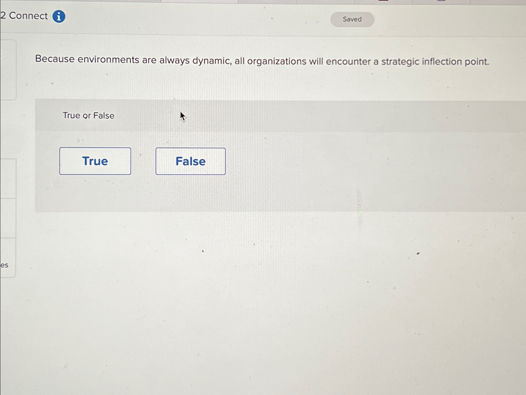 Solved 2 ﻿Connect (iBecause environments are always dynamic, | Chegg.com