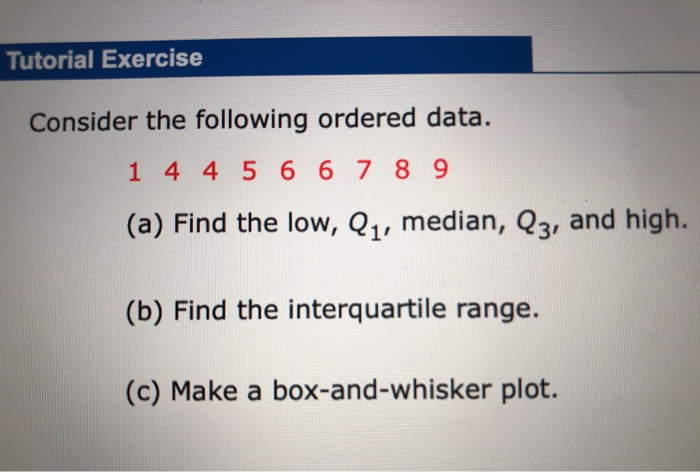 Solved Tutorial Exercise Consider the following ordered | Chegg.com