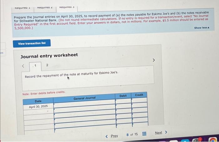 Solved There are 6 journal entries but I did not take | Chegg.com