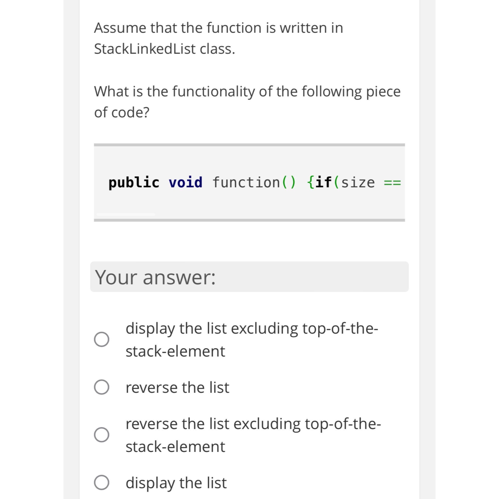 Solved Assume that the function is written in | Chegg.com