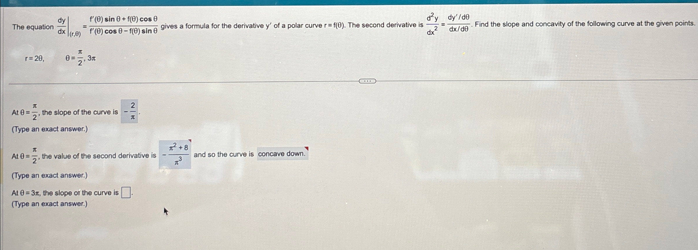 Solved The equation | Chegg.com