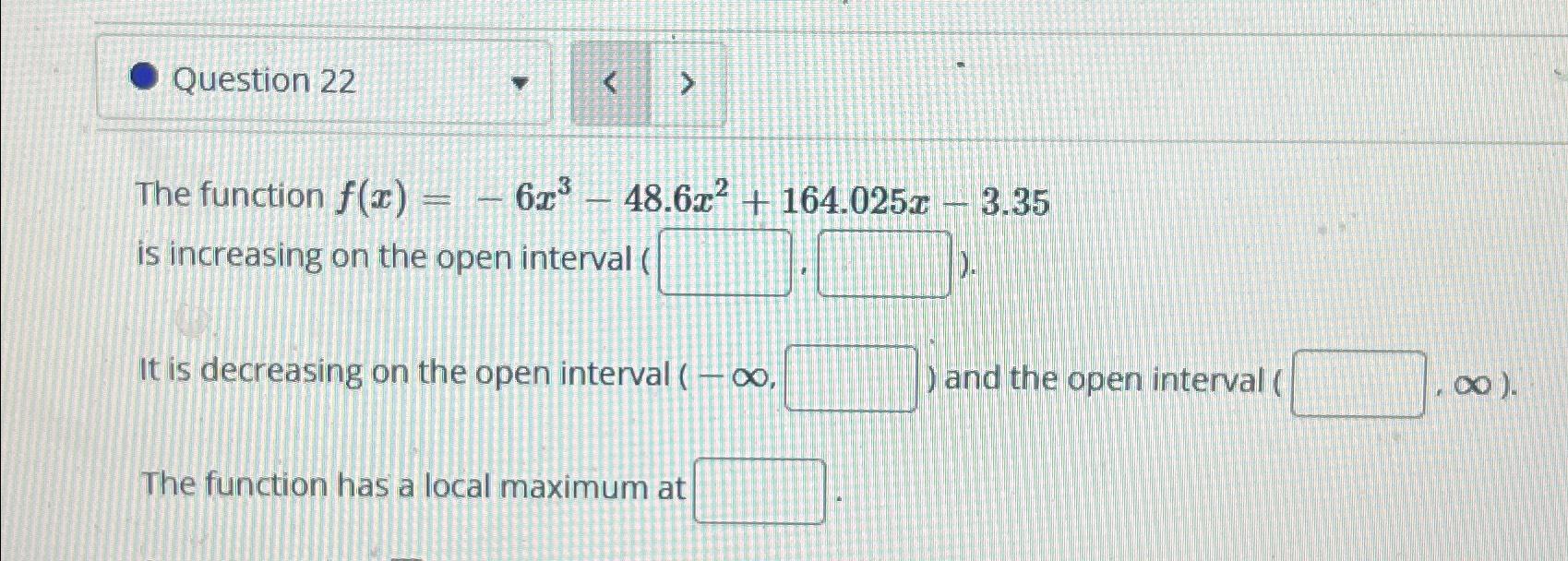 Solved Question 22the Function