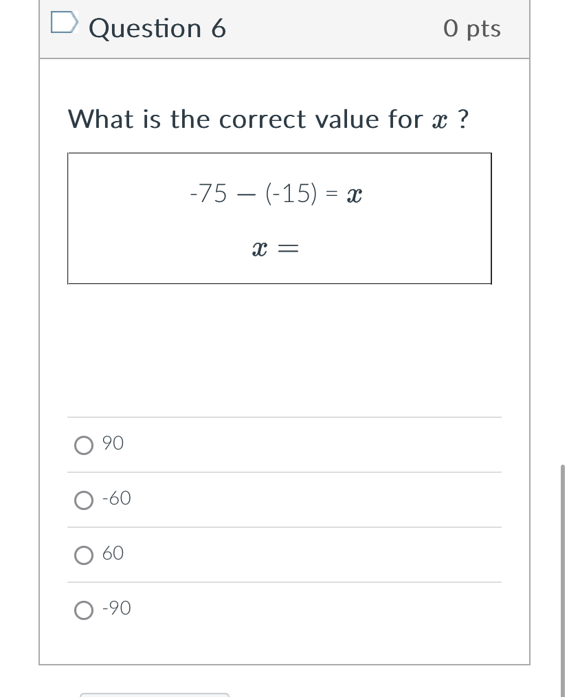 Solved Question 60 ptsWhat is the correct value for | Chegg.com Solved Question 60 ptsWhat is the correct value for | Chegg.com
