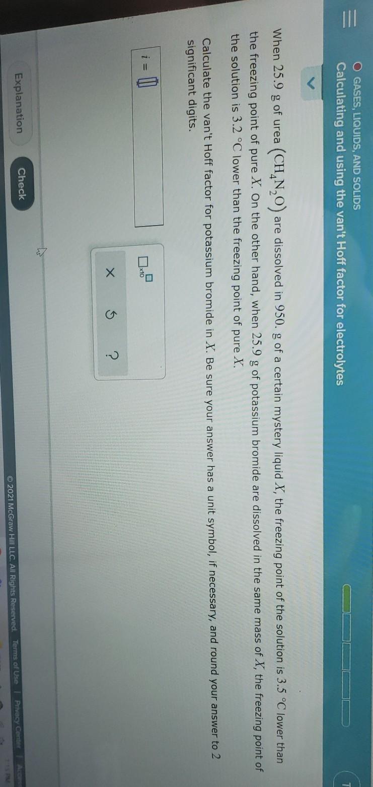 Solved O GASES, LIQUIDS, AND SOLIDS Using the Kf and Kb | Chegg.com