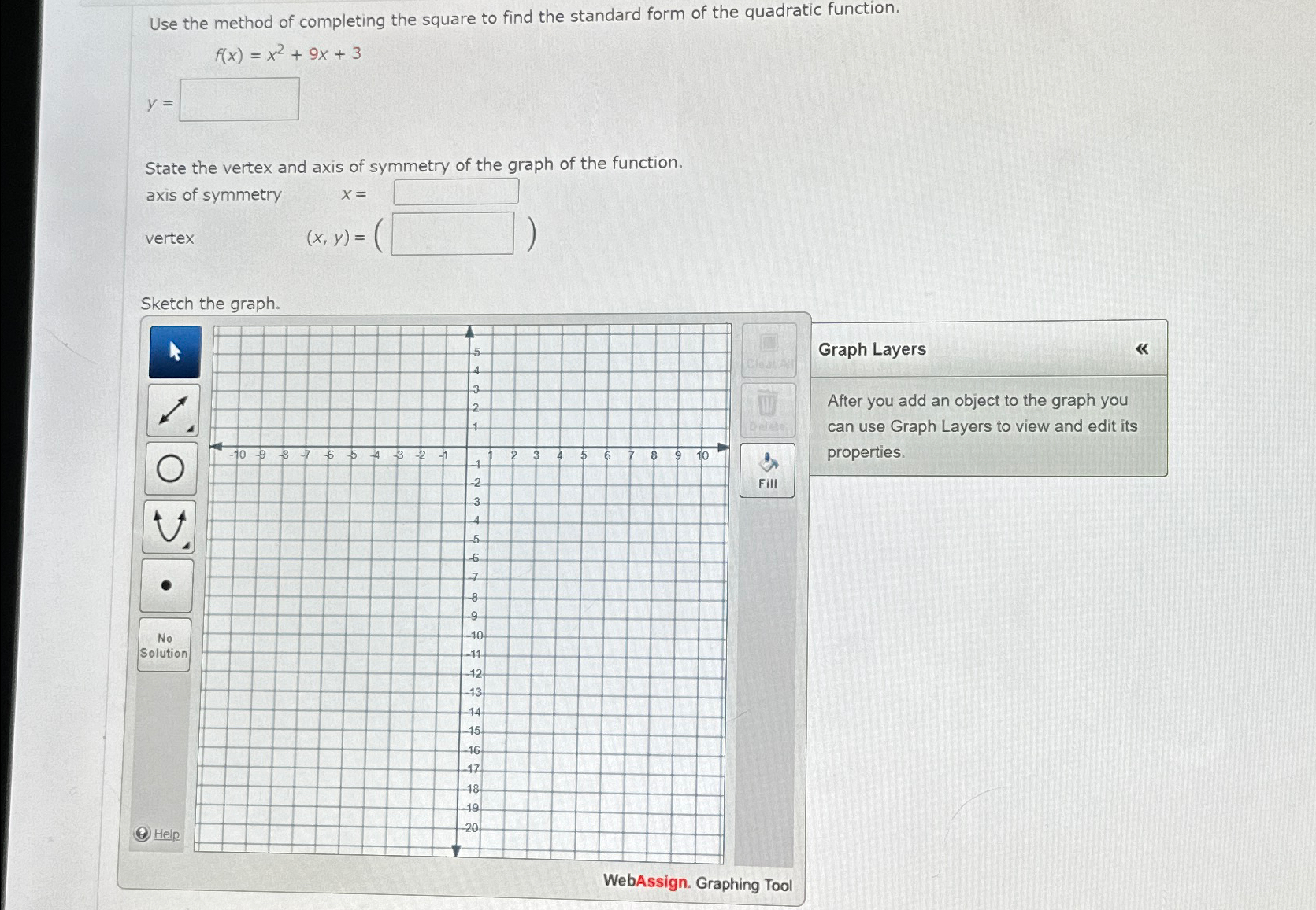 Solved Use the method of completing the square to find the | Chegg.com