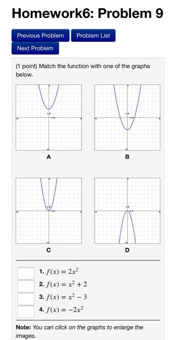 Solved Homework6: Problem 9 Problem List Previous Problem | Chegg.com